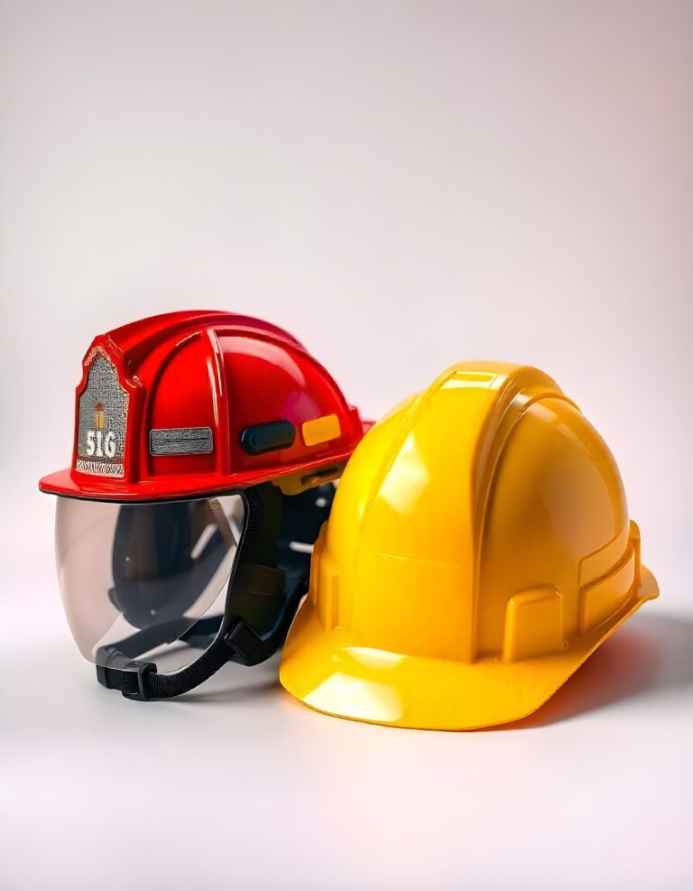 Head Protection: Fire Helmets vs. Construction Hard Hats